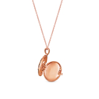 Le Vian 14ct Rose Gold 0.23ct Chocolate Diamond Locket | Ernest Jones