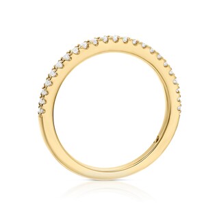 Vera Wang 18ct Yellow Gold 0.23ct Diamond Eternity Ring | Ernest Jones