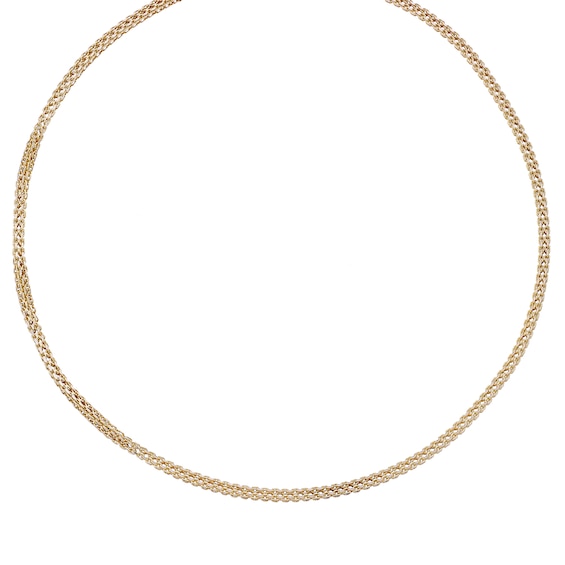 9ct Yellow Gold Chain Collarette | Ernest Jones