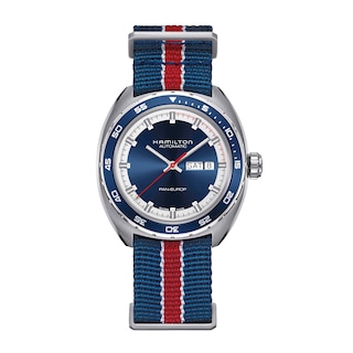 Hamilton Pan Europ Men's Automatic Strap Watch | Ernest Jones