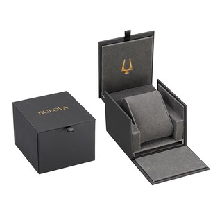 Bulova Sutton Automatic Men's Brown Leather Strap Watch | Ernest Jones