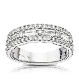 Vera Wang Platinum 0.95ct Total Diamond Eternity Ring | Ernest Jones