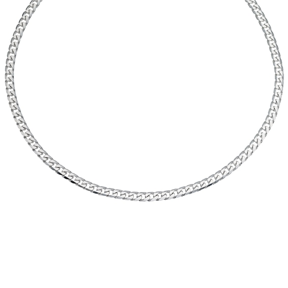Sterling Silver 20 Inch Curb Chain | Ernest Jones
