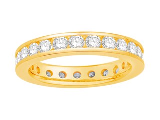 18ct Yellow Gold 1.50ct Diamond Total Full Eternity Ring | Ernest Jones