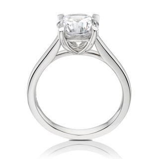 Platinum 2ct Total Diamond Four Claw Solitaire Ring | Ernest Jones