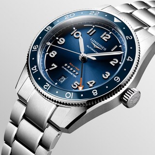 Longines Spirit Men's Blue Dial Bracelet Watch | Ernest Jones