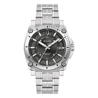 Bulova Icon Men's Black Dial & Stainless Steel Bracelet Watch | Ernest ...