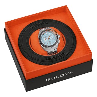 Bulova Racing Men's Chronograph Stainless Steel Watch | Ernest Jones